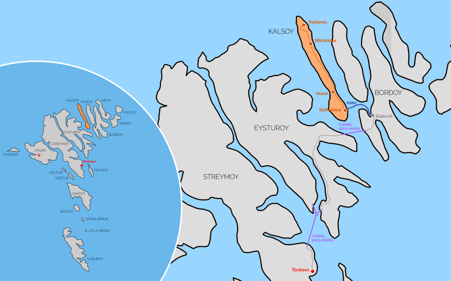 Îles Féroé – Jour 9 : L’île de Kalsoy • L'objectif en balade